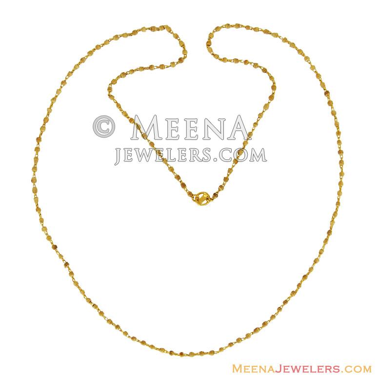 22k Gold White Tulsi Mala - ChLo11883 - 22k gold white Tulsi mala ...