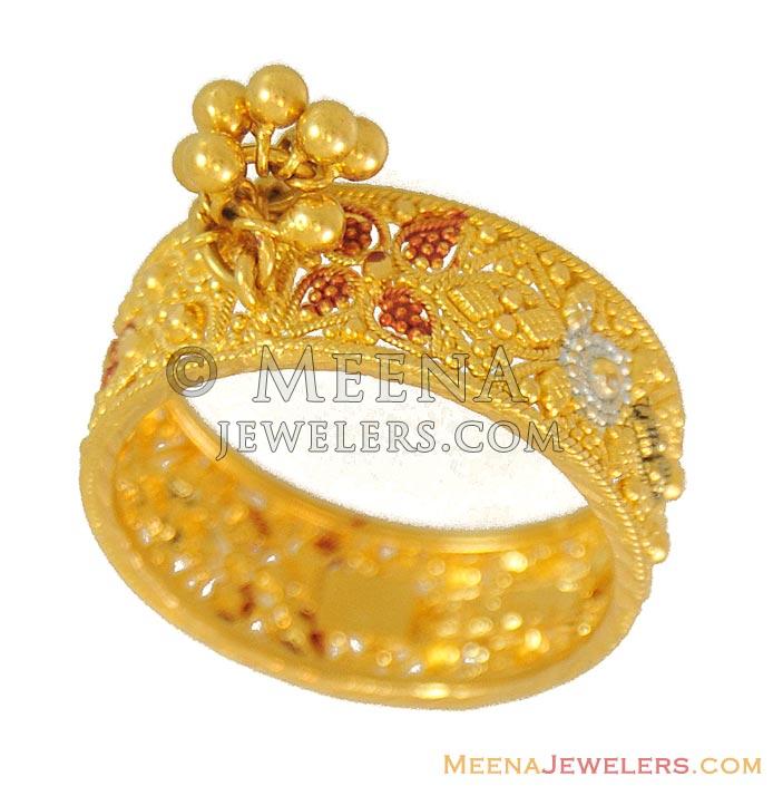 22K Gold Band (indian design) - RiLg9696 - 22K Gold Band (indian design ...